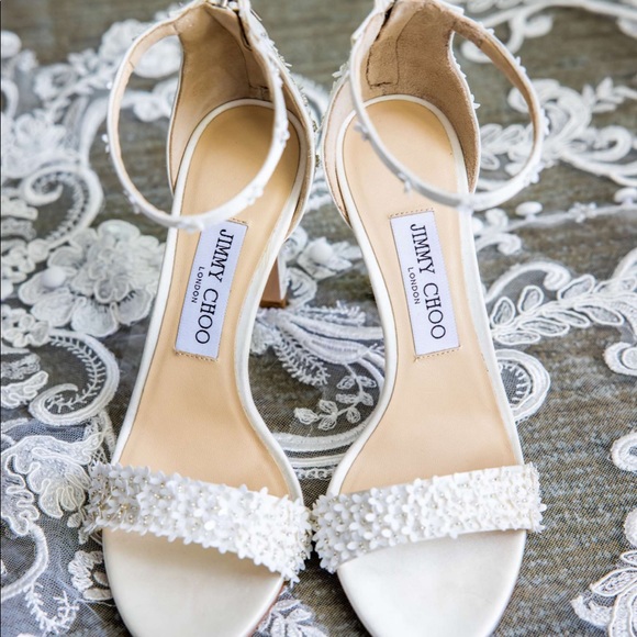 Jimmy Choo | Shoes | Jimmy Choo Ivory Heels | Poshmark